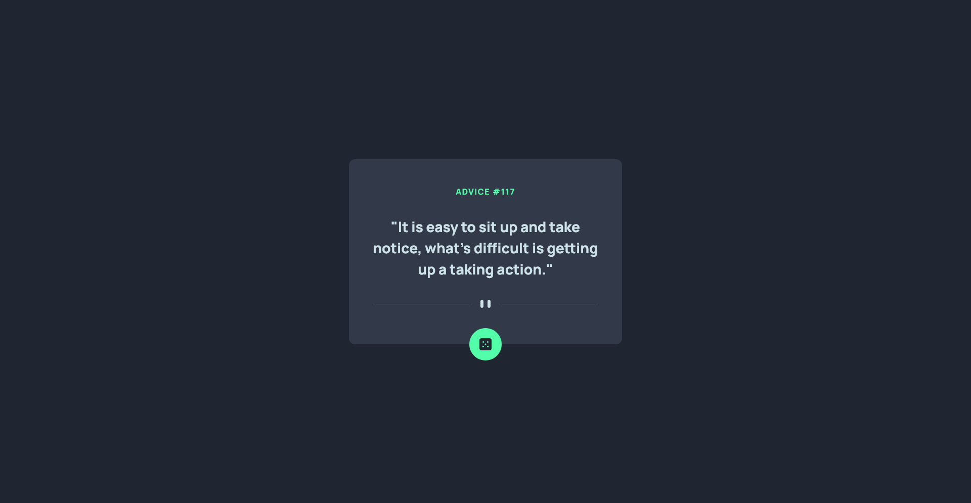 Github Ndragun92 Frontend Mentor Advice Generator App Challenge 2